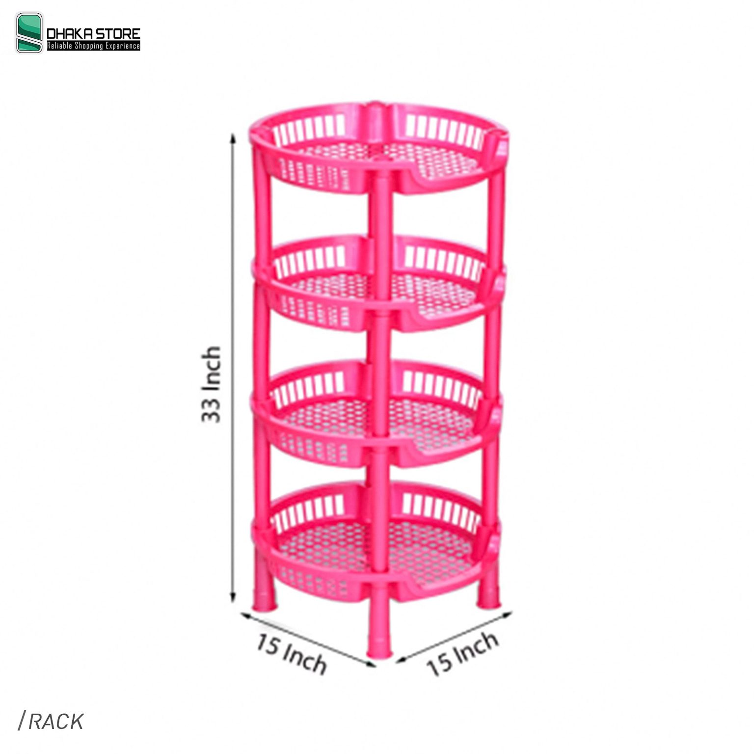 RFL Plastic Premium Shoe Rack - Red | Dhaka Store | Plastic Rack Price ...